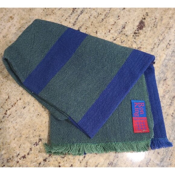 Ron King | Accessories | Ron King Handwoven Scarf Green Blue 22x28 ...